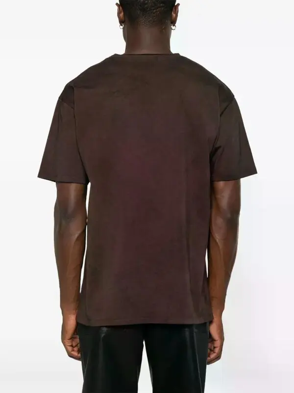 Avant Toi Marbled-effect T-shirt