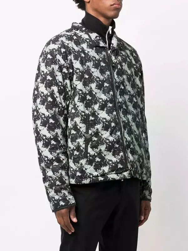 Stone Island Graphic Print Bomber Jacket