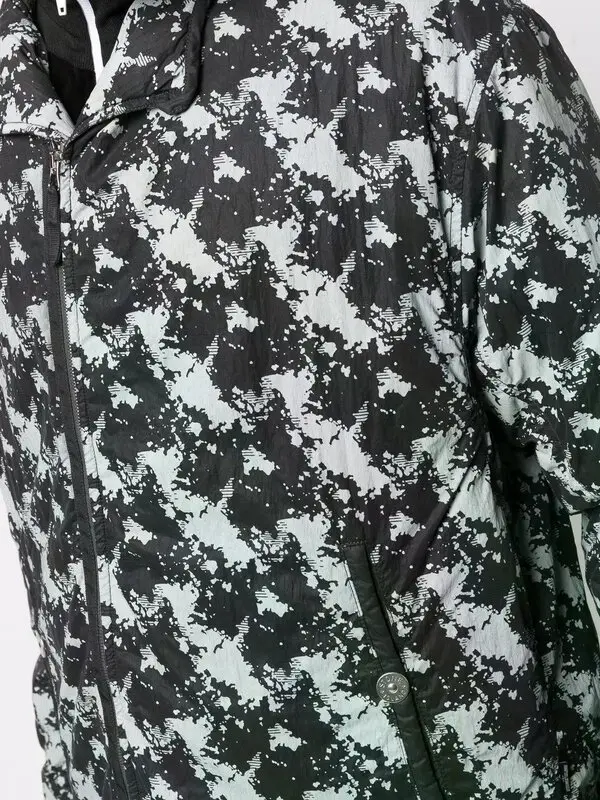 Stone Island Graphic Print Bomber Jacket
