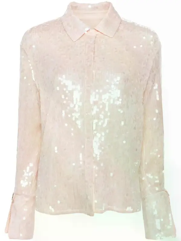Patrizia Pepe Sequined Shirt - Pink