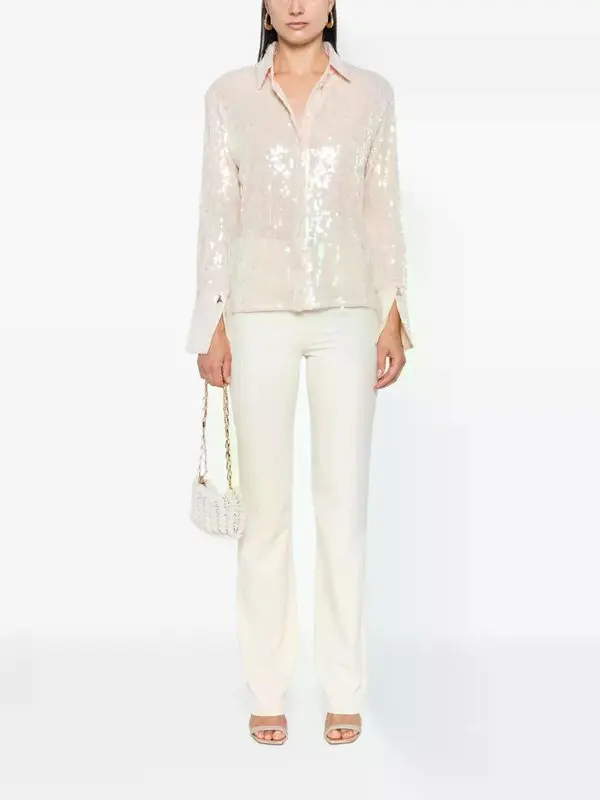 Patrizia Pepe Sequined Shirt - Pink
