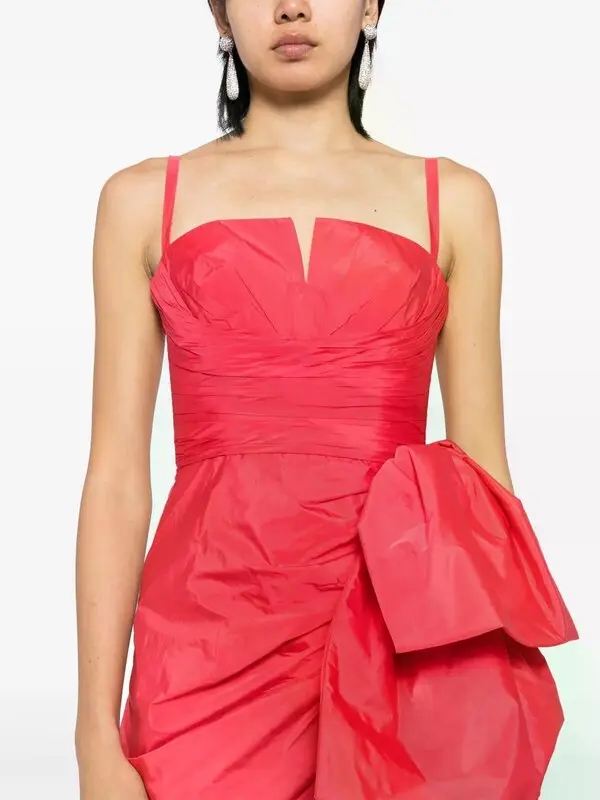 Zuhair Murad Draped Bodice Gown - Red