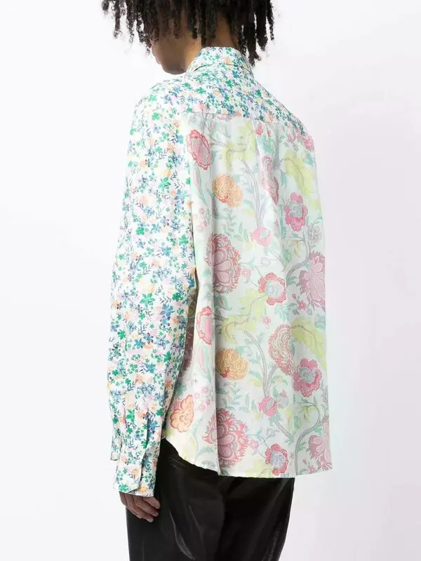 MARINE SERRE Floral-print Shirt