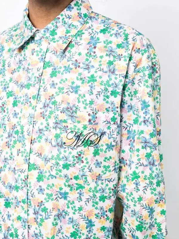 MARINE SERRE Floral-print Shirt