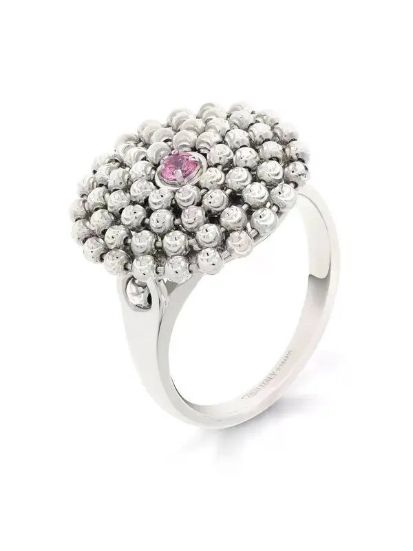 OFFICINA BERNARDI 18kt White Gold Mimosa Sapphire Ring - Silver