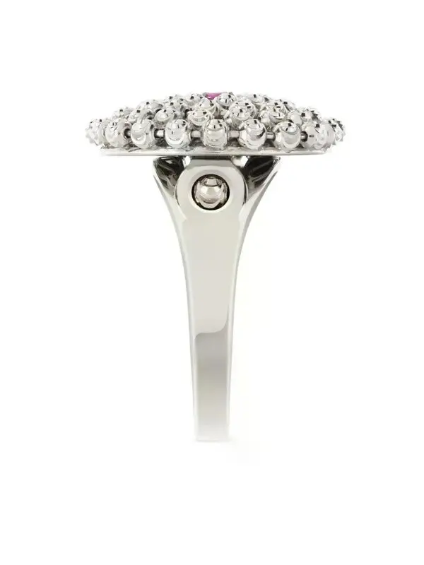 OFFICINA BERNARDI 18kt White Gold Mimosa Sapphire Ring - Silver