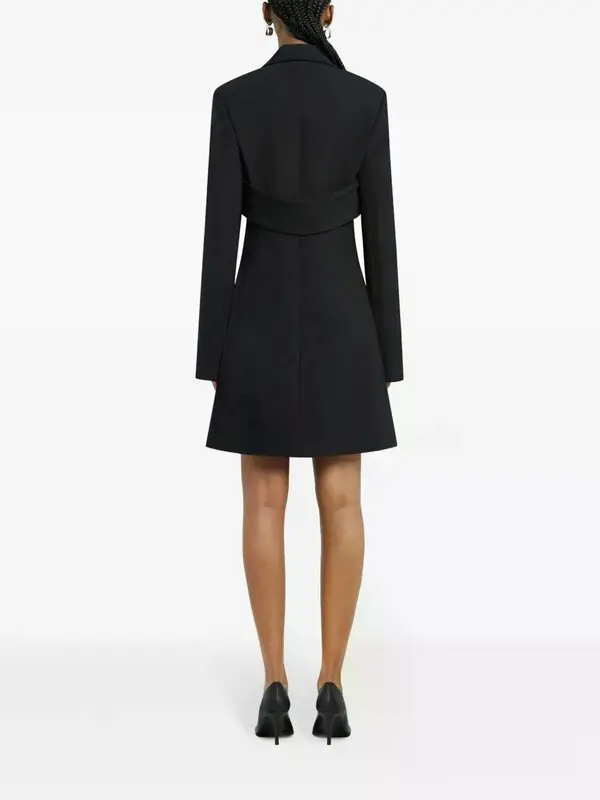 COURREGES A-line Coat - Black