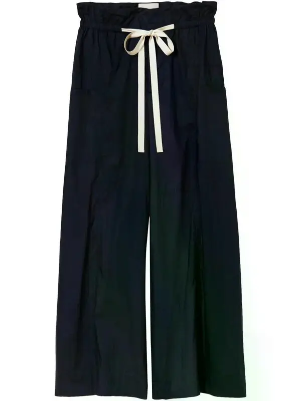 Plan C Drawstring Straight-leg Trousers