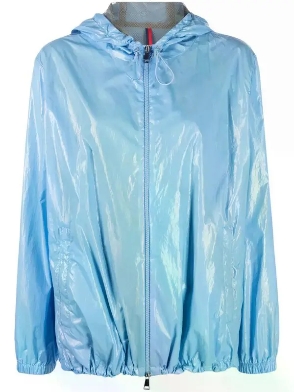 Moncler Zip-fastening Hooded Jacket - Blue