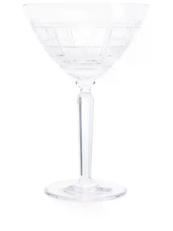 Ralph Lauren Hudson Plaid Martini Glass