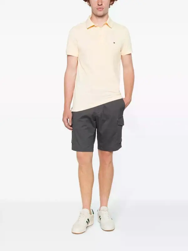 Tommy Hilfiger Logo-embroidered Cargo Shorts - Grey
