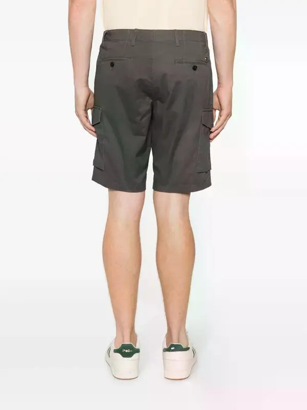 Tommy Hilfiger Logo-embroidered Cargo Shorts - Grey