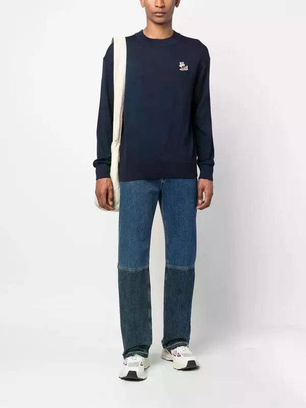 Maison Kitsuné Embroidered Fox-patch Sweatshirt