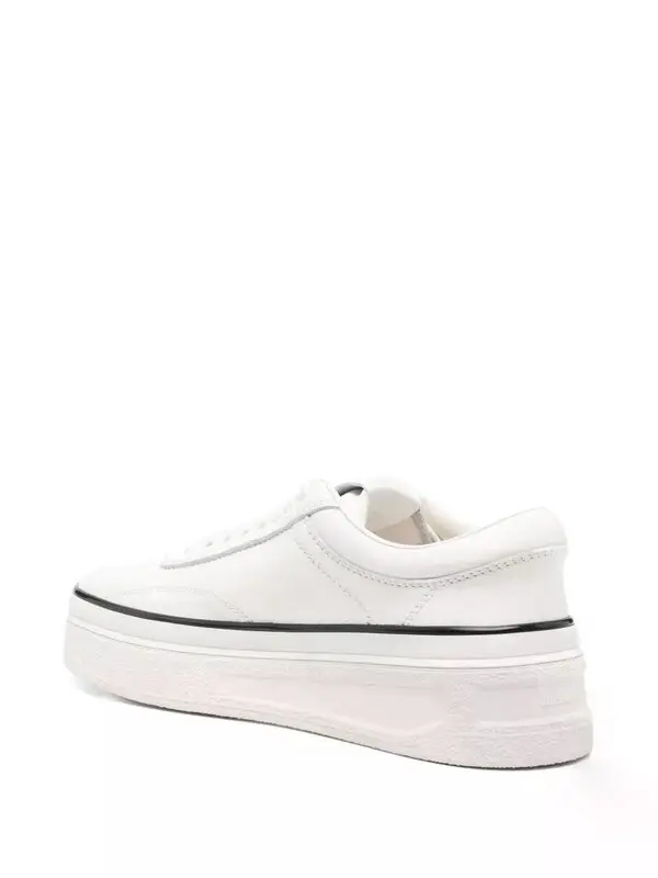 JIL SANDER Platform Leather Sneakers