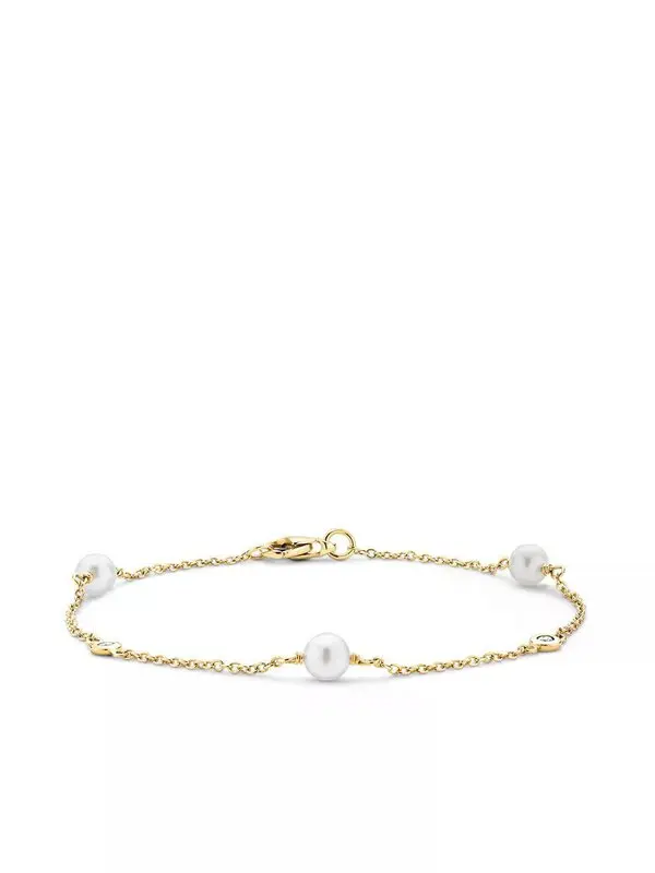 PRAGNELL 18kt Yellow Pearl And Diamond Bracelet - Gold