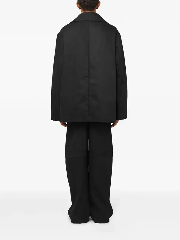 JIL SANDER Double-breasted Cotton Coat