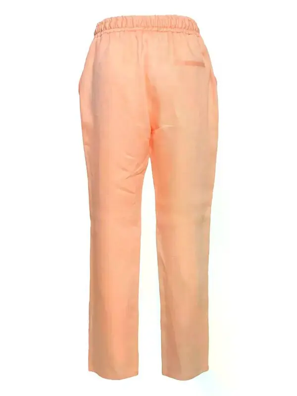 BARBA NAPOLI Drawstring-waist Trousers - Orange