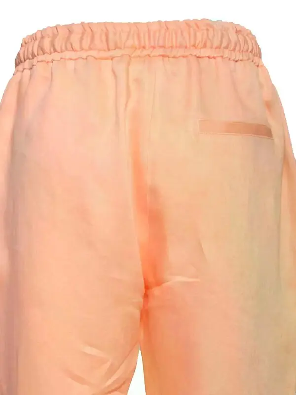 BARBA NAPOLI Drawstring-waist Trousers - Orange