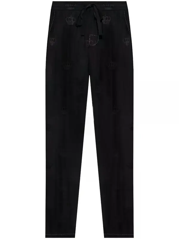 Dolce & Gabbana Drawstring Trousers - Black