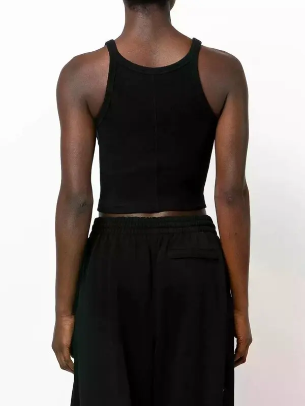 Wardrobe.NYC Scoop-neck Cropped Top