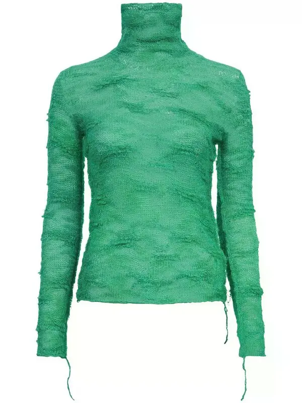 MAISON MARGIELA Semi-sheer Roll-neck Jumper