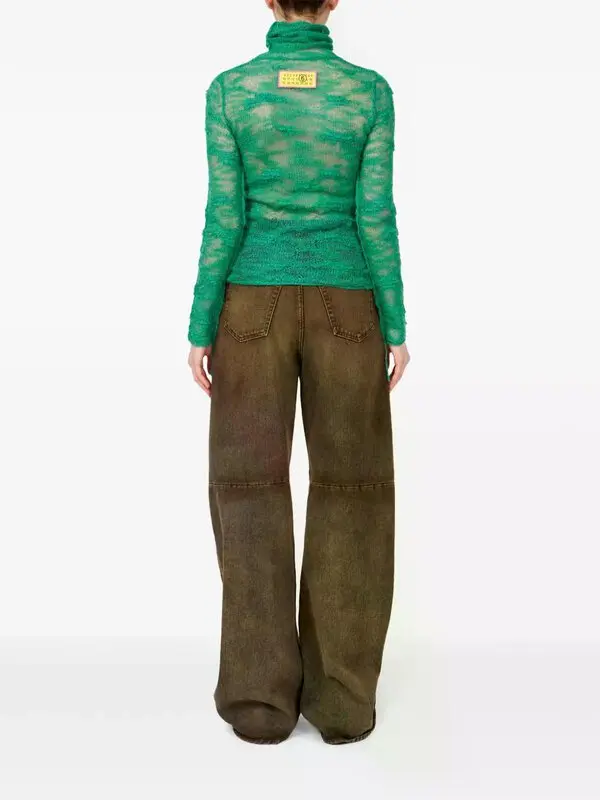 MAISON MARGIELA Semi-sheer Roll-neck Jumper