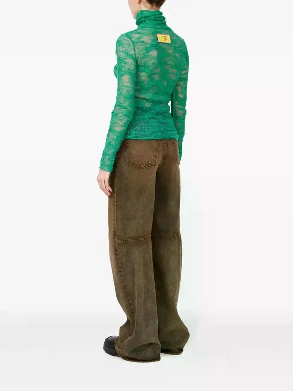 MAISON MARGIELA Semi-sheer Roll-neck Jumper