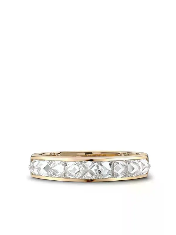 PRAGNELL 18kt Yellow Rockchic Peaked Diamond Ring