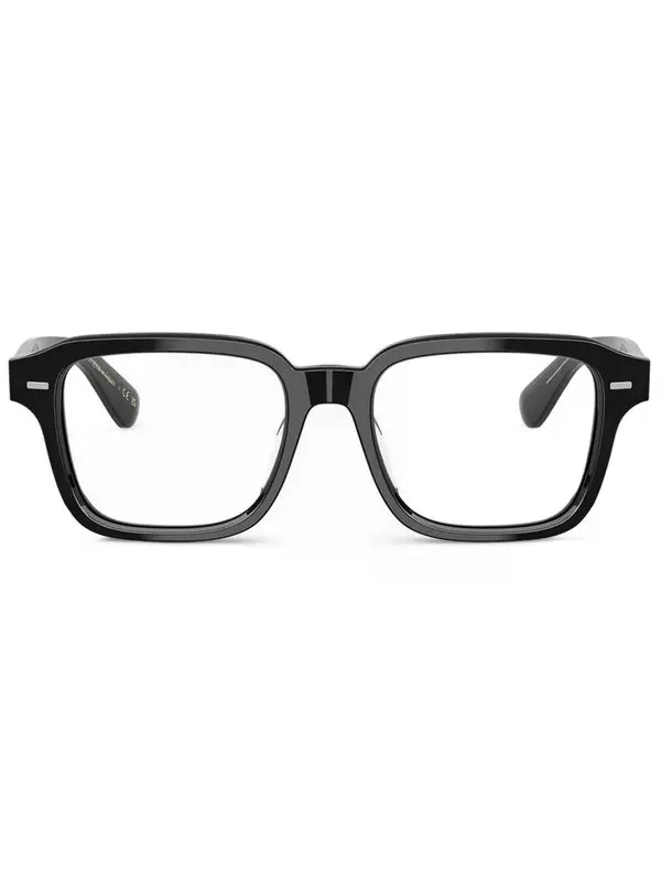 Oliver Spencer Errisson Square-frame Glasses - Black