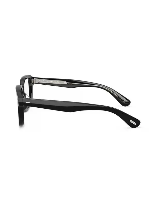 Oliver Spencer Errisson Square-frame Glasses - Black