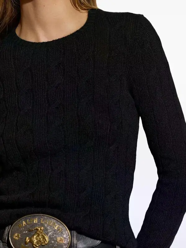Ralph Lauren Cable-knit Sweater - Black