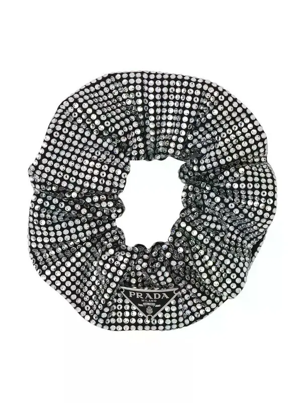 Prada Satin Scrunchie - Black