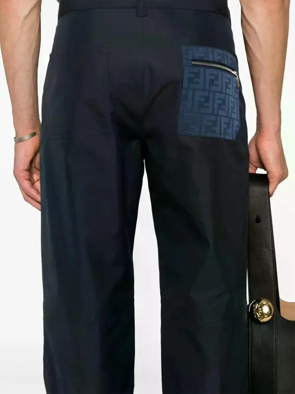 Fendi Mid-rise Tapered Trousers