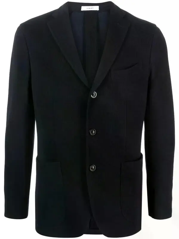 Boglioli Single-breasted Knitted Blazer