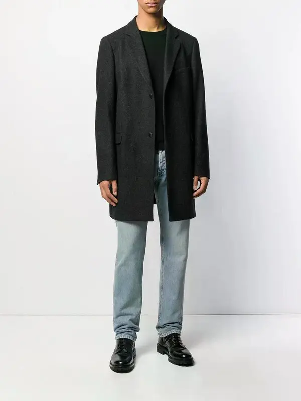 Theory Long Sleeve Knitted Jumper - Black