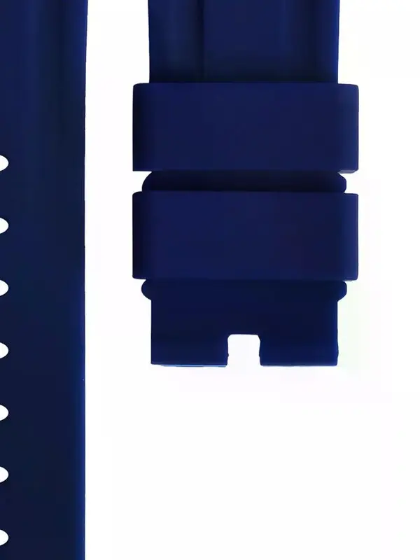 HORUS WATCH STRAPS Rubber Watch Strap With Punch-hole Detailing