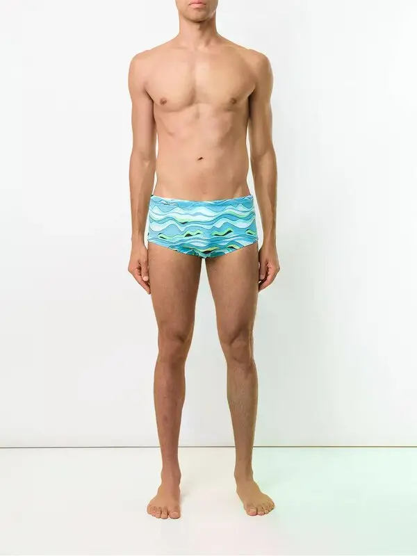 AMIR SLAMA Printed Swim Trunks