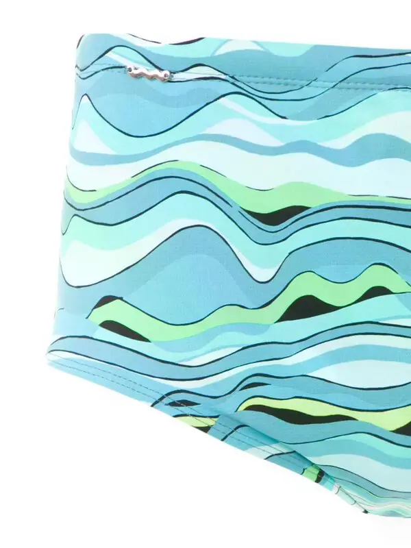 AMIR SLAMA Printed Swim Trunks