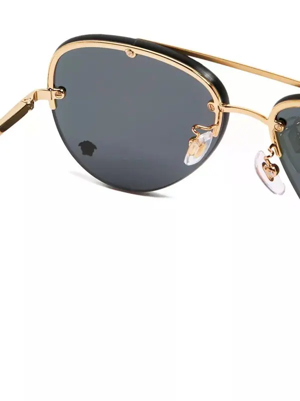 Versace Pilot-frame Sunglasses - Black