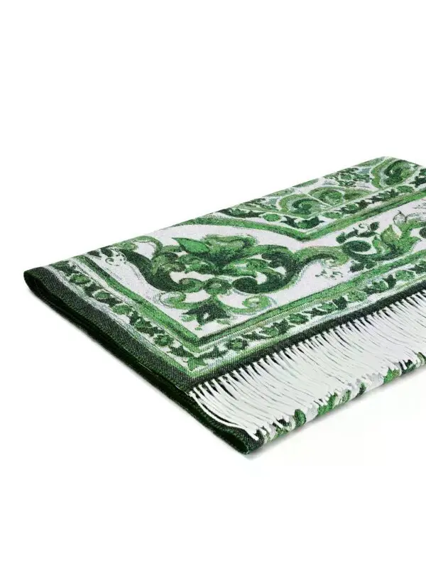 Dolce & Gabbana Jacquard Cashmere Blanket
