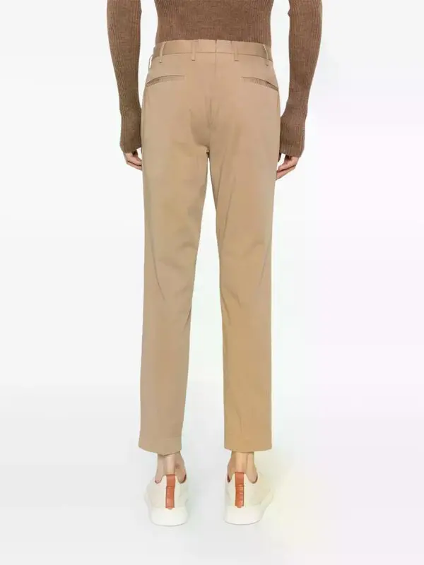Incotex Tapered Cotton Chino Trousers - Brown