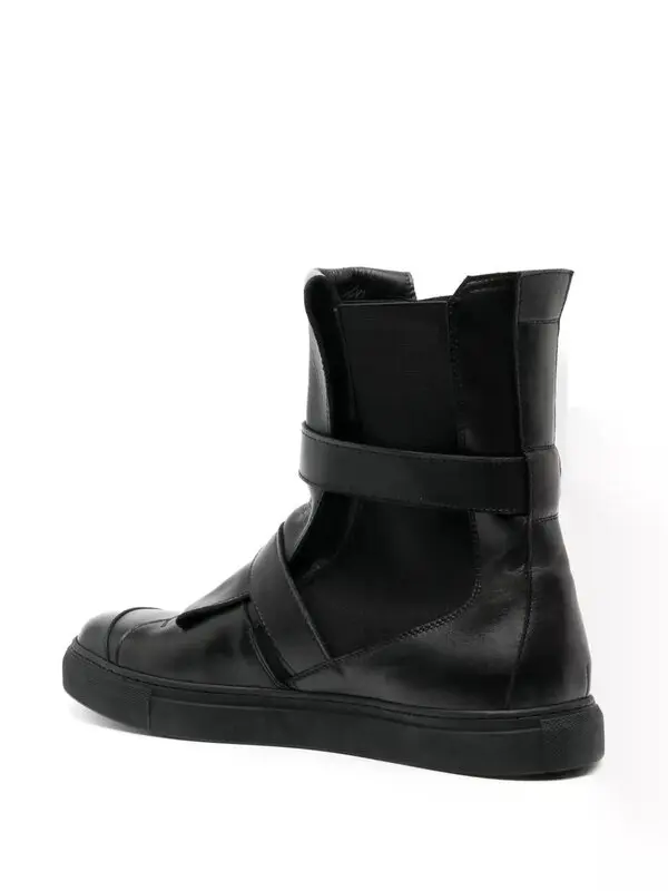 NICOLAS ANDREAS TARALIS Touch-strap High-top Leather Sneakers