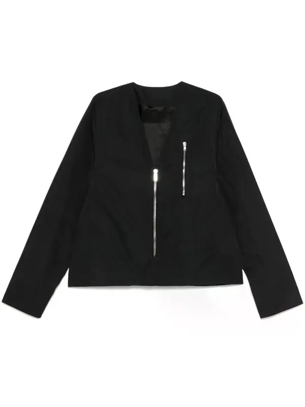 Rick Owens V-neck Zip Jacket