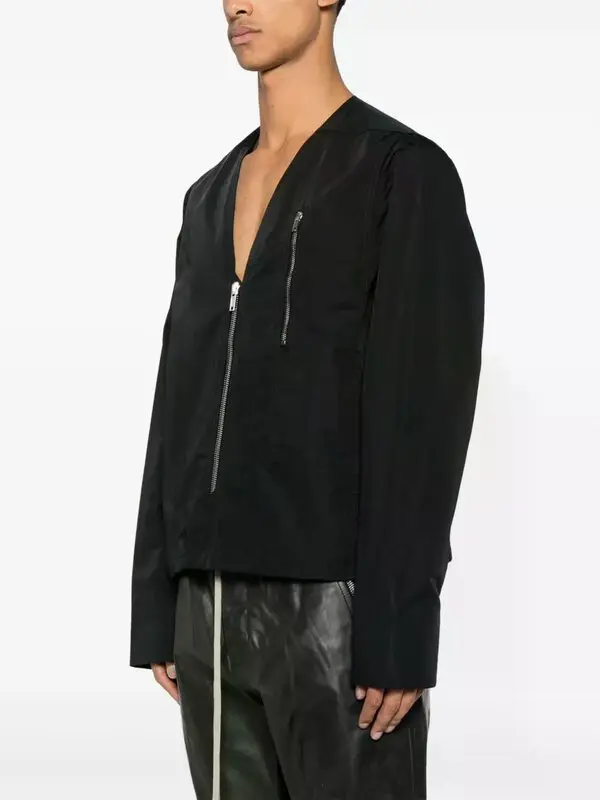 Rick Owens V-neck Zip Jacket