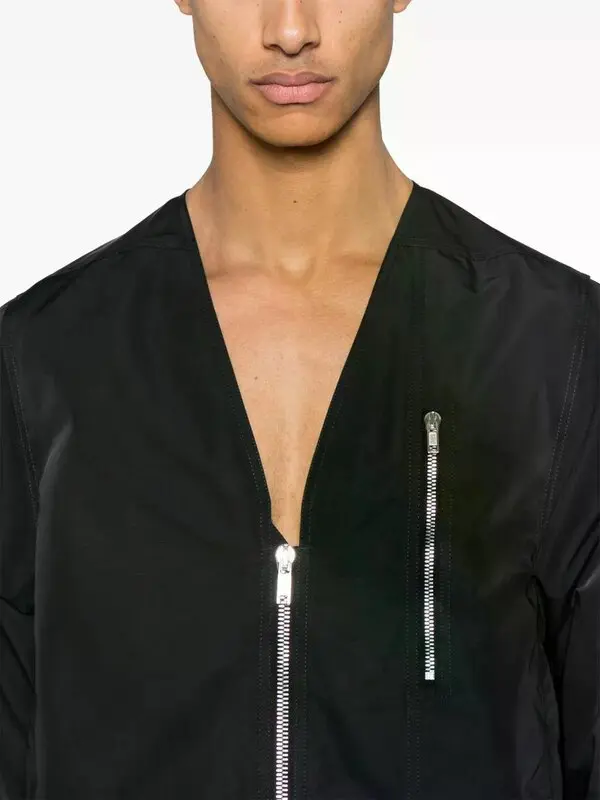 Rick Owens V-neck Zip Jacket