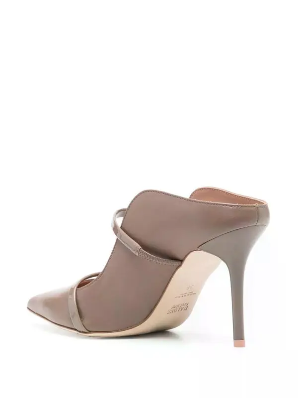 MALONE SOULIERS 85mm Maureen Mules - Brown
