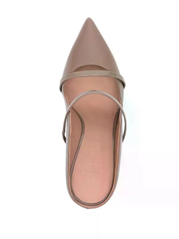 MALONE SOULIERS 85mm Maureen Mules - Brown
