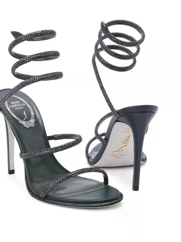 Rene Caovilla 105mm Cleo Embellished Sandals