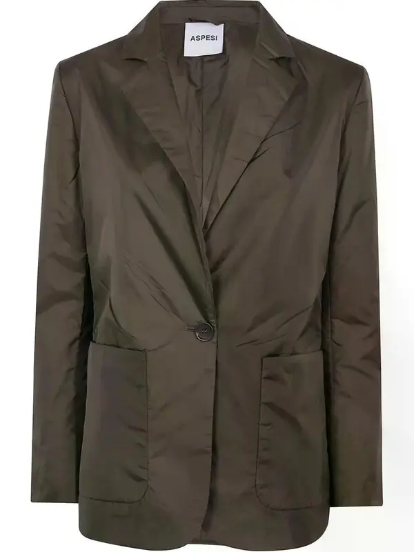 Aspesi Peak Lapels Blazer - Green