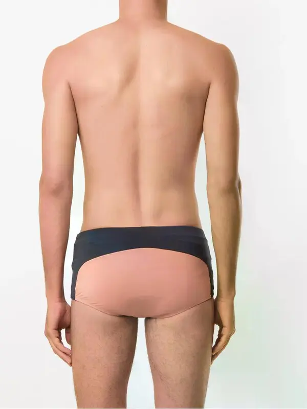 AMIR SLAMA Panel Swim Trunks